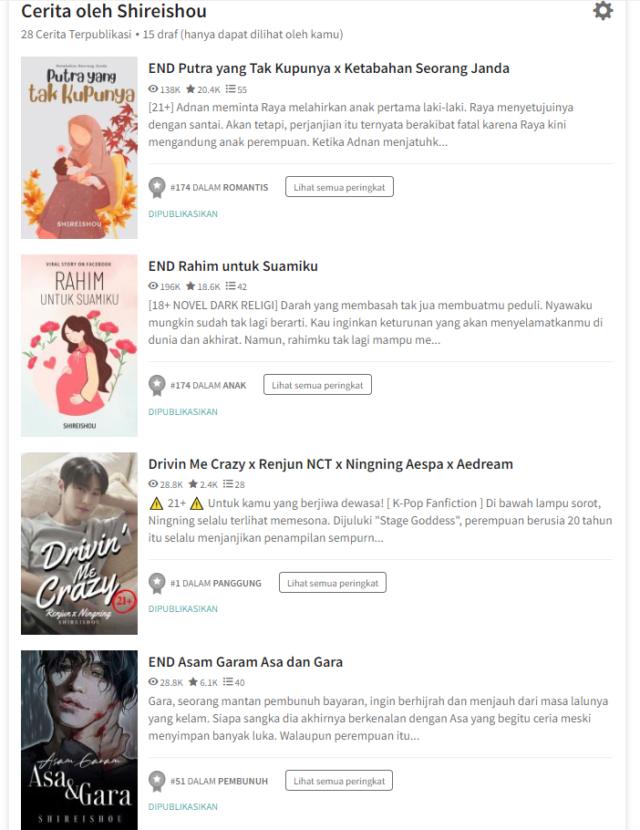 Aliran Rasa Menulis Shireishou 2023 | Tip Menulis Novel Gratis oleh Shireishou